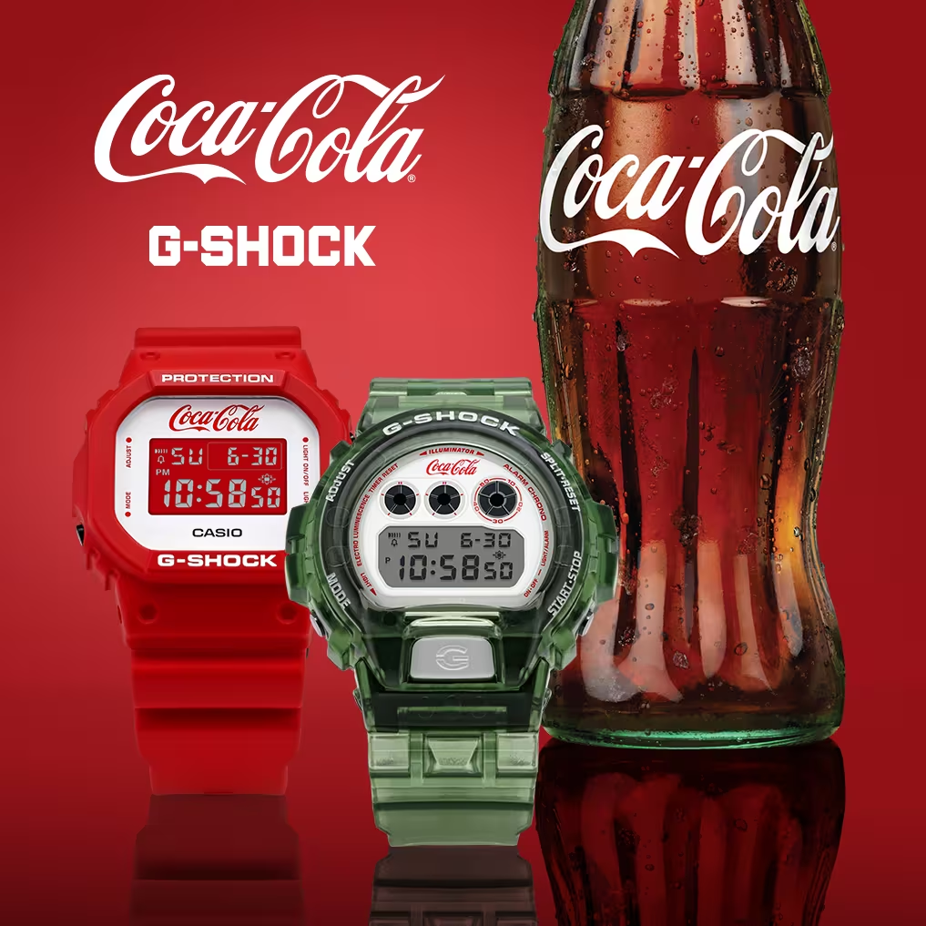 Casio G SHOCK 2023 x COCA-COLA Coke "Red Icon Brandning" Collaboration ...