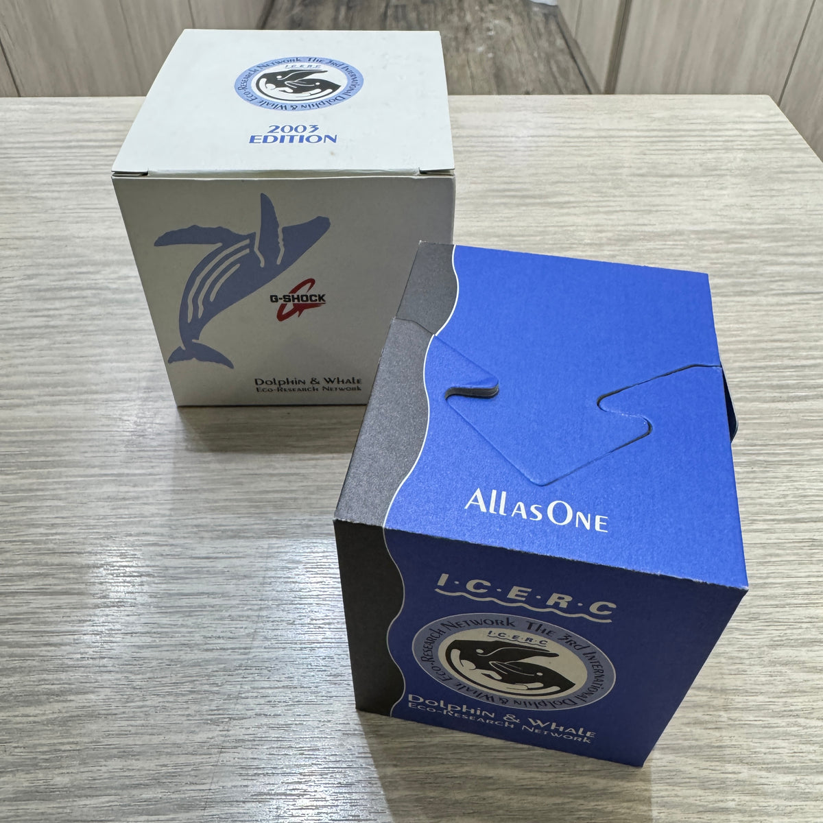 Casio G Shock 2003 ICERC Dolphin & Whale Frogman aka "Jelly Red" GW-20 ...