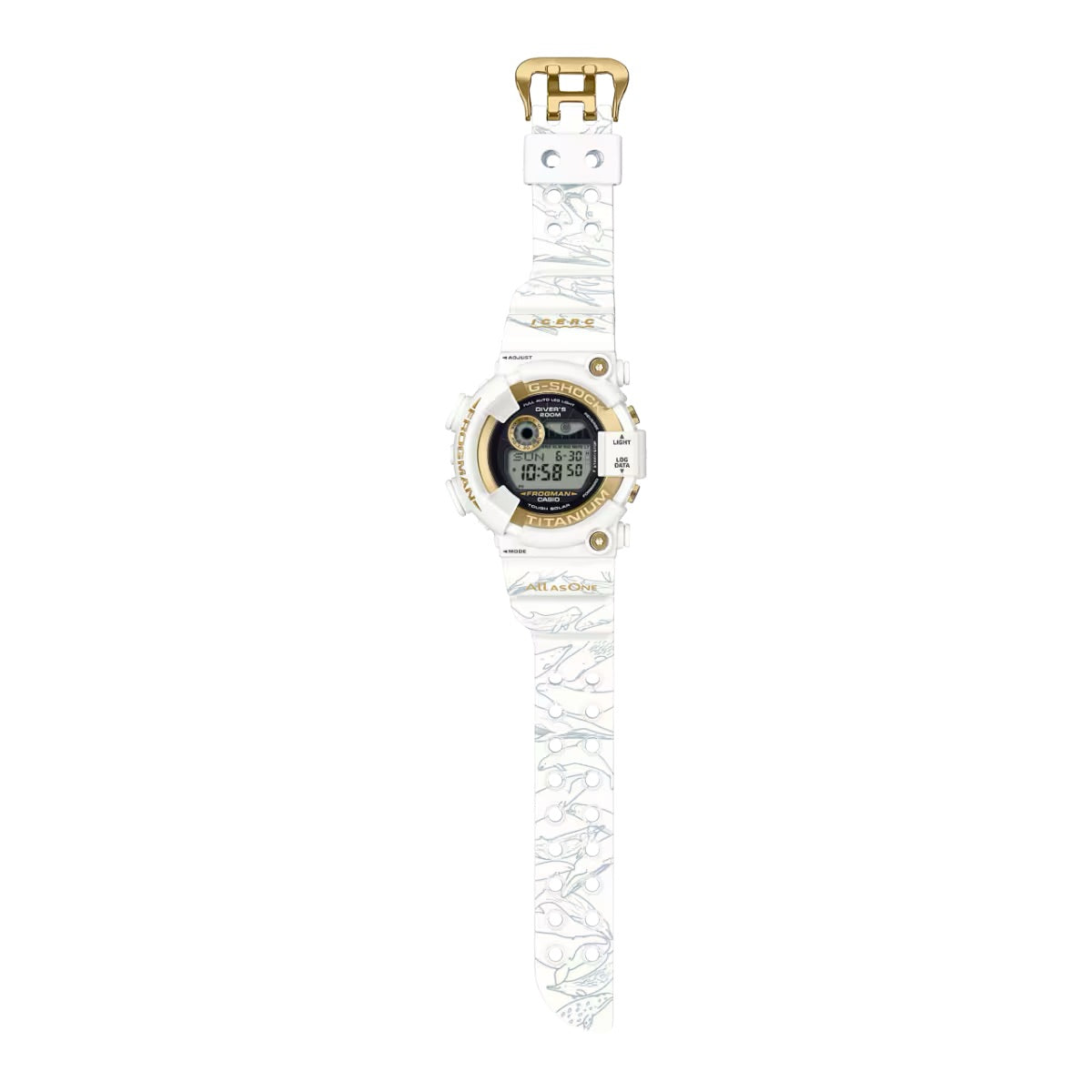 Casio G Shock 2024 x "Love The Sea And The Earth" ICERC White/Gold Fro ...