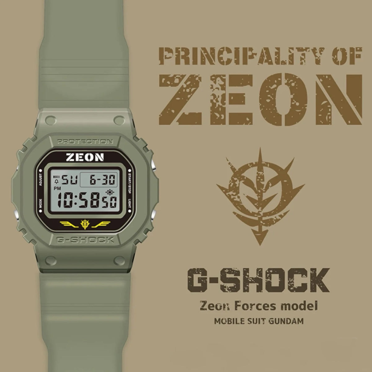 Casio G SHOCK 2025 x Gundam Japan Fans Club Exclusive Model "Principal ...