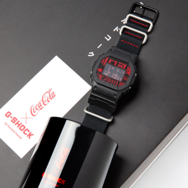 Casio G SHOCK x "COCACOLA" x "KURAISHI KAZUKI" ICE COLD COKE DW-5600CO ...